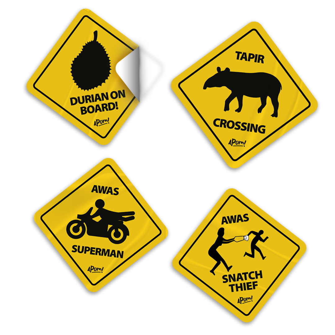Stickers - Warning Signs – APOM