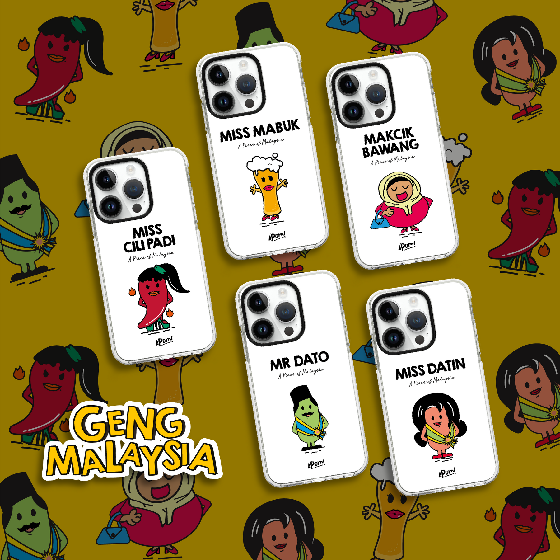 PRE-ORDER - Phone Case - Miss Datin – APOM