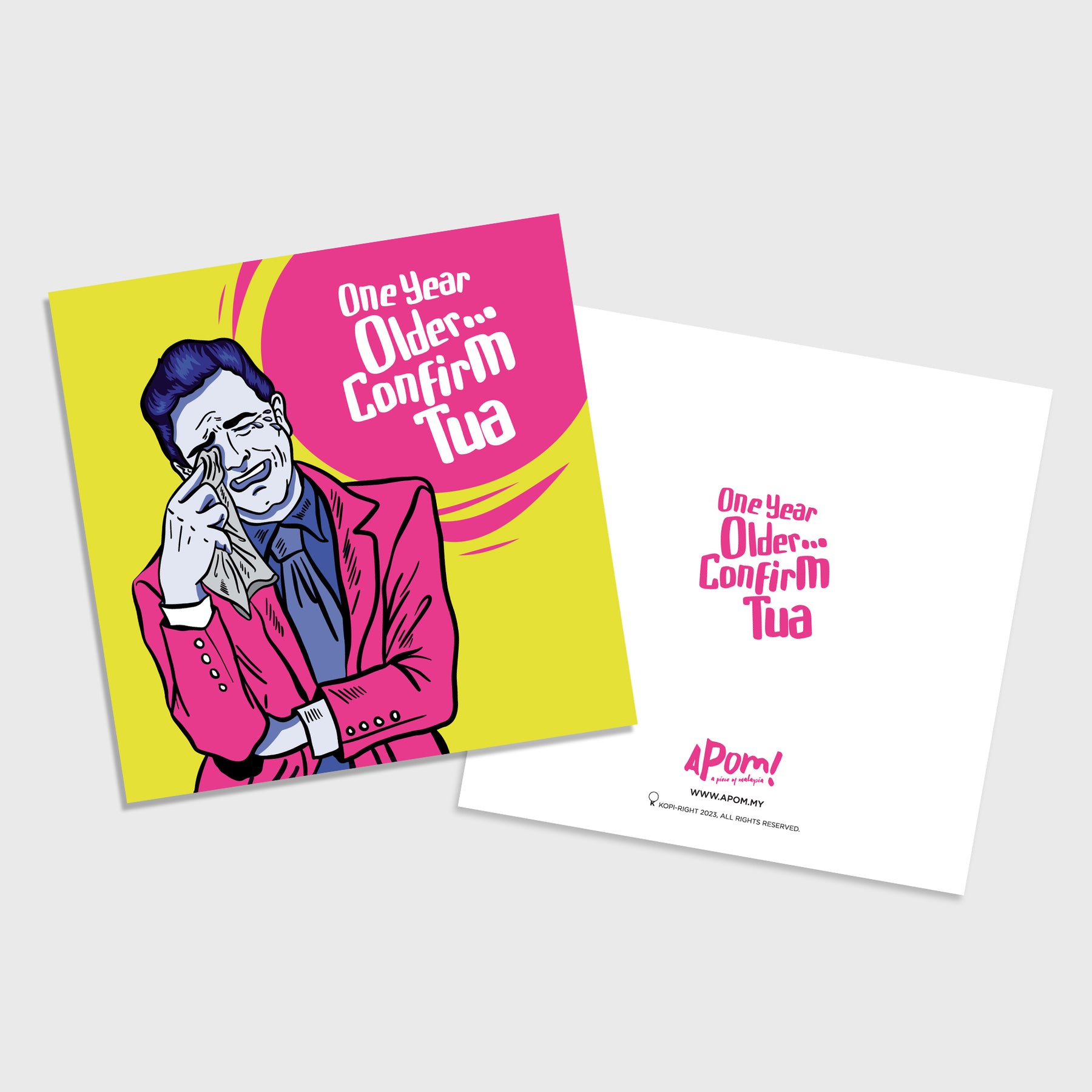 Greeting Card - One Year Older – APOM