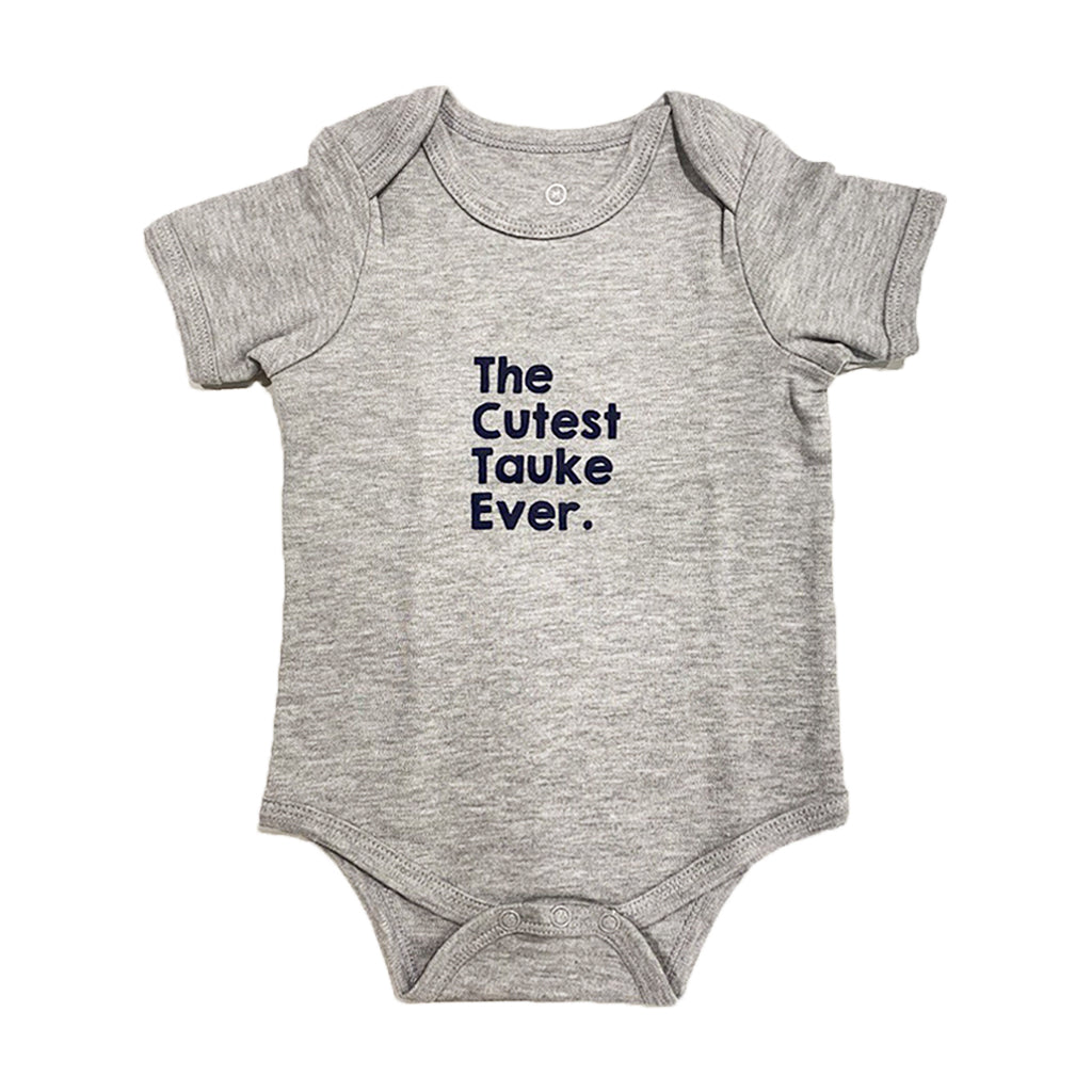 Baby Romper - The Cutest Tauke Ever - Grey – APOM