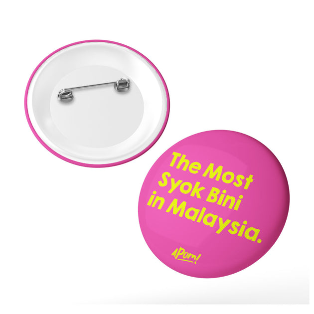 Button Badge - The Most Syok Bini – APOM