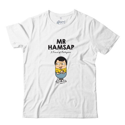 Adult - T-Shirt - Mr. Hamsap - White – APOM